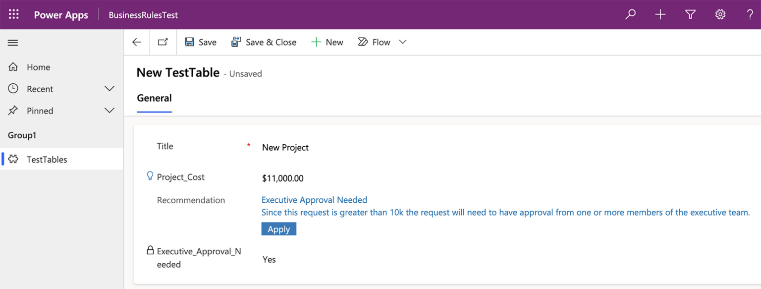 Microsoft Cloud Dataverse Business Rules | MercuryWorks Blog