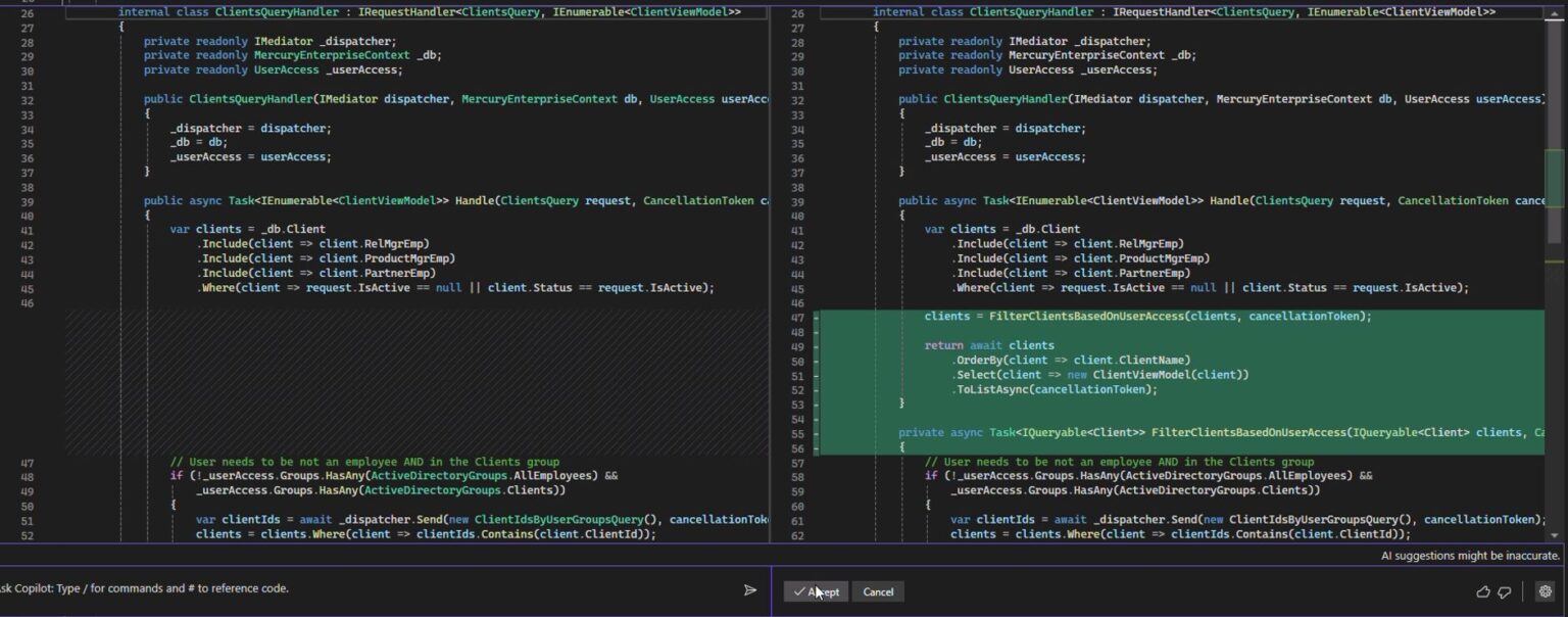 GitHub Copilot at MercuryWorks - MercuryWorks | Custom Application ...